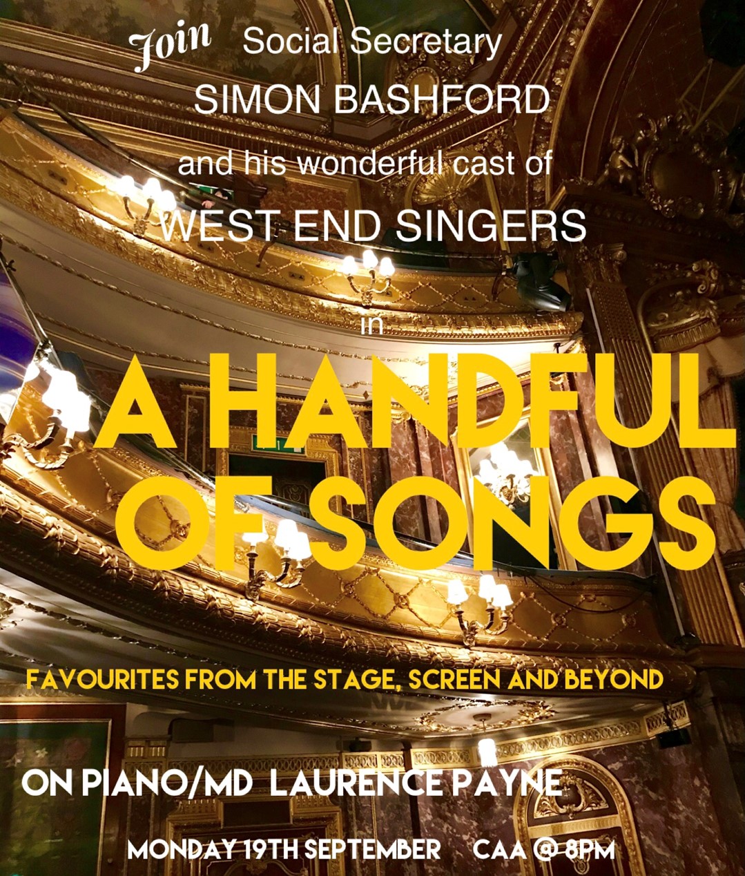 A_Handful_of_Songs_Poster - The Club for Acts and Actors