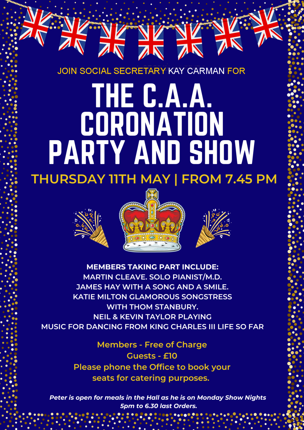 CAA_Coronation_Poster - The Club for Acts and Actors